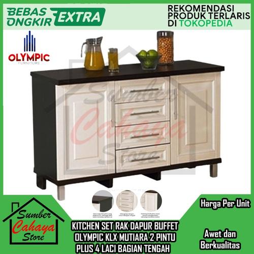 Jual [Kargo] KITCHEN SET RAK DAPUR OLYMPIC KLX MUTIARA 2 PINTU PLUS 4 ...