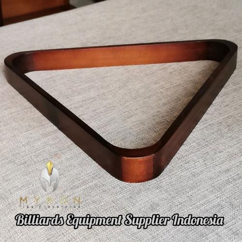 Jual Triangle Rack~Segitiga Bola Billiard Kayu~Ball Rack~Rak Bola ...