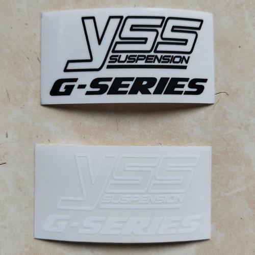 Jual Sticker stiker shock tabung YSS Transparan White Ink - Putih ...