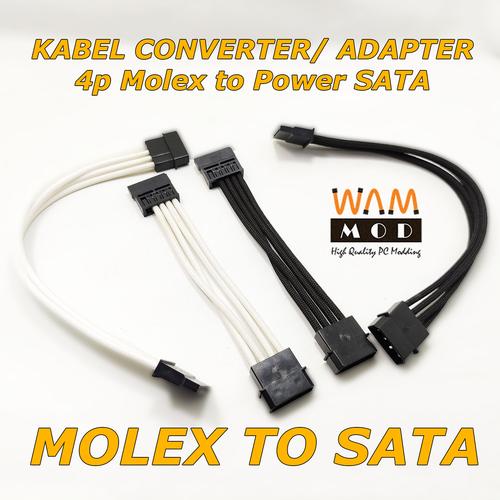 Jual KABEL CONVERTER | ADAPTER Peripheral MOLEX 4 pin Male to Power ...