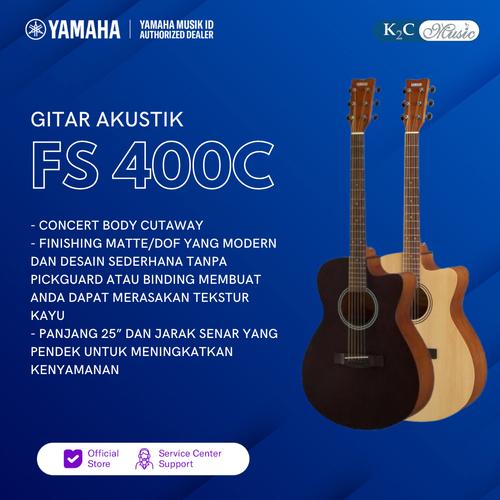 Promo Yamaha FS400C Gitar Akustik - Natural Satin Cicil 0% 3x - Kota ...