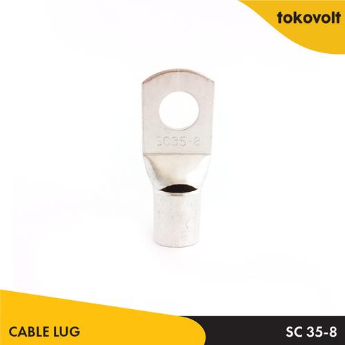 Jual Pandex Cable Lug SC35-8 Standard Barrel / Kabel Lug / Kabel Skun ...