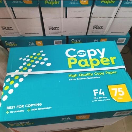 Jual KERTAS HVS F4 75 GRAM COPY PAPER-GRAB GOJEK ONLY-1BOX - Jakarta ...
