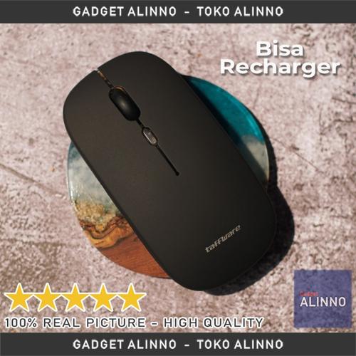 Jual Mouse Wireless Rechargeable Silent Click 1600DPI 2.4Ghz Bluetooth ...