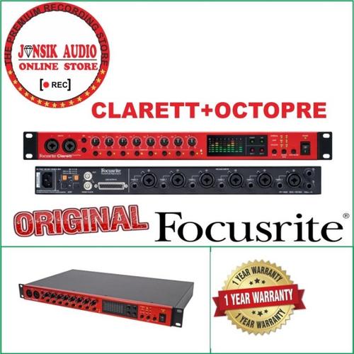 Jual Focusrite Clarett+ OctoPre 8-channel ADAT Preamp - Jakarta Pusat ...