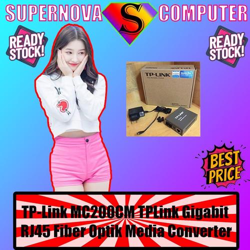 Jual TP-Link MC200CM TPLink Gigabit RJ45 Fiber Optik Media Converter - Jakarta Pusat - SUPERNOVA ...