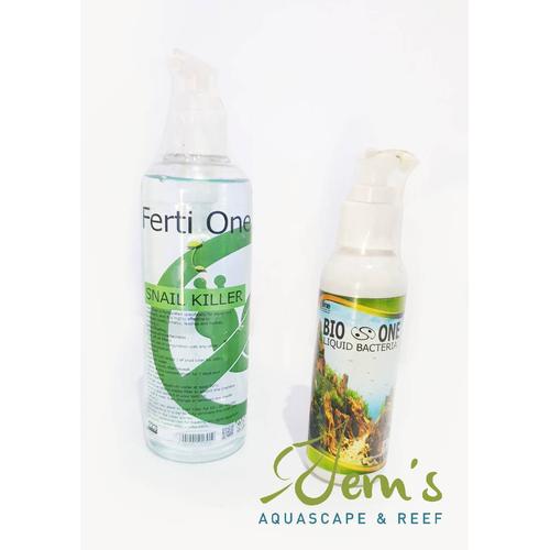Jual BIO ONE liquid bacteria 100 ml + SNAIL KILLER / FERTI ONE Snail ...