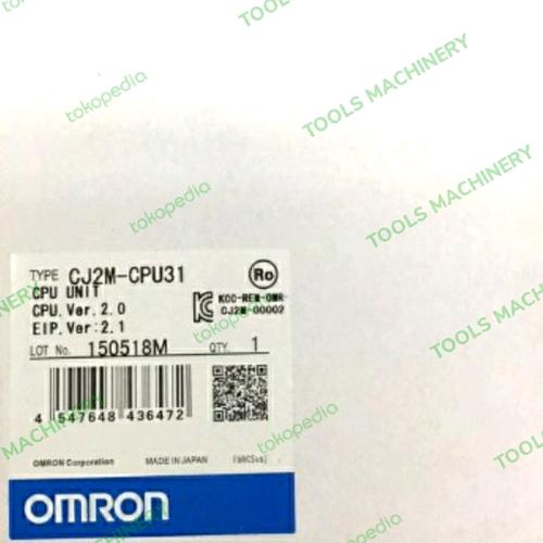 Jual OMRON PLC. CPU UNIT. CJ2M-CPU31. ORIGINAL NEW. - Jakarta Utara - TOOLS MACHINERY | Tokopedia