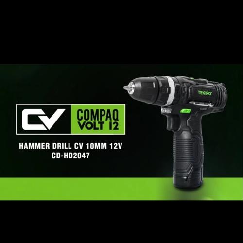 Jual Tekiro cordless hammer drill cv 10 12V/mesin bor baterai cash ...