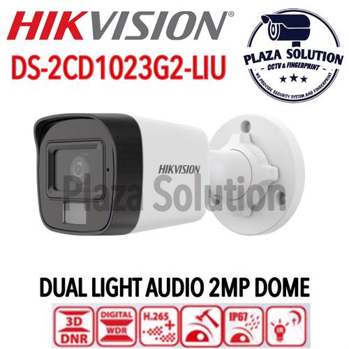 Jual HIKVISION IP CAMERA 2MP DS-2CD1023G2-LIU 2MP DUAL LIGHT AUDIO - Kota Makassar - Plaza ...