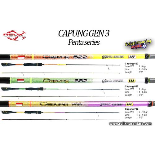 Jual Joran Relix Nusantara Capung Gen 3 Penta Series - Capung 662 Gen3 ...