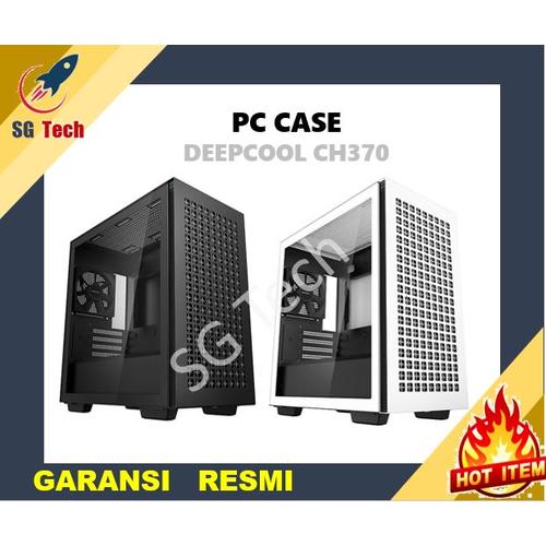 Jual Casing PC Deepcool CH370 Black / White Compact ATX - BLACK ...