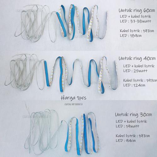 Jual Lampu dan trafo led strip warm white untuk lampu gantung lampu ...
