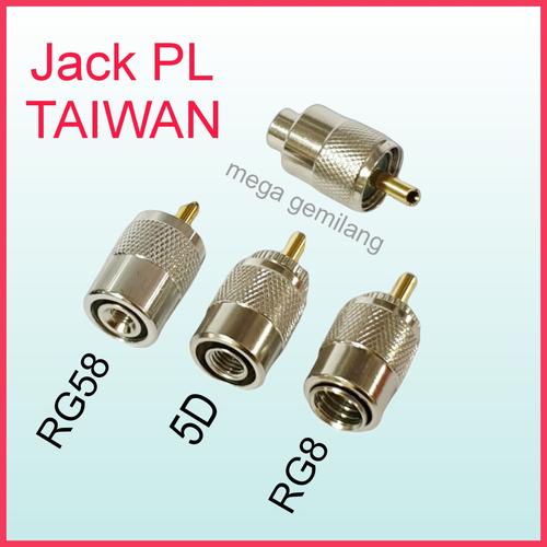 Jual Konektor PL / Jack PL / UHF male Taiwan - RG58 - Jakarta Barat ...