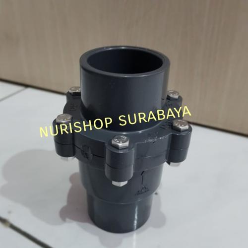 Jual Check valve 1,5 inch kdj checkvalve peer 1.5 inch pvc KDJ - Kota ...