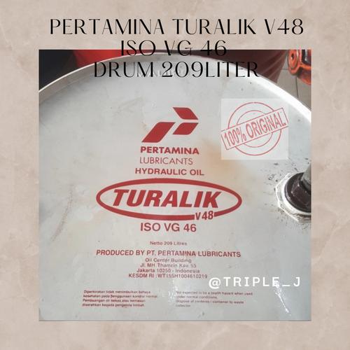 Jual Pertamina TURALIK V48 ISO VG 46 Drum 209Liter -Original 100% - Kota Surabaya - Triple_J ...