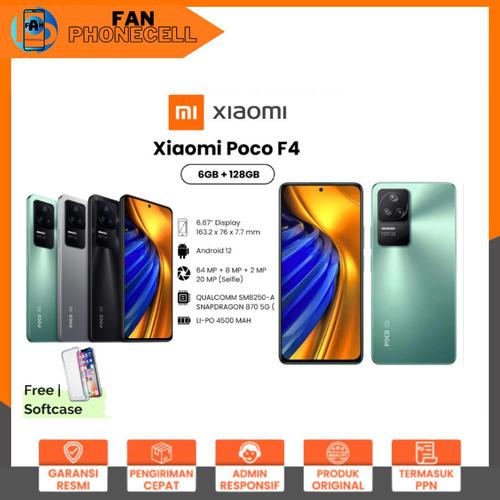 Jual XIAOMI POCO F4 6/128GB GARANSI RESMI TAM INDONESIA - GREEN - Jakarta Utara - Fan Phonecell ...
