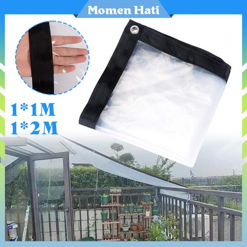 Jual Plastik Terpal Bening Tebal / Tirai Plastik Outdoor Dengan Tali ...