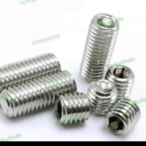 Jual Baut L tanam stainless steel 304 m8x30 socket set screw ss 304 ...