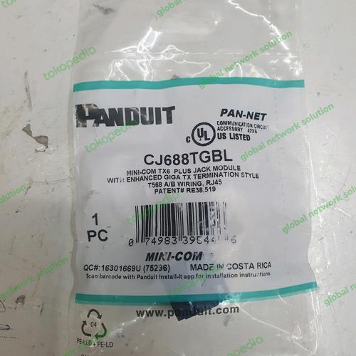 Jual modular jack panduit cat 6 CJ688TGBL original - Jakarta Pusat ...