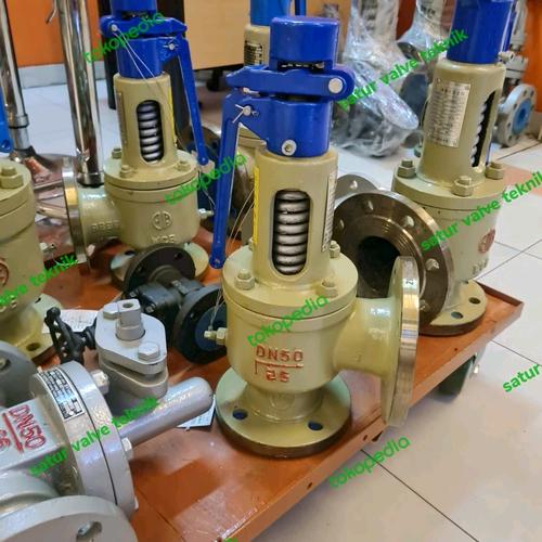 Jual safety valve 1 1/2" inch x 2" inch DN 40 PN16 handle WCB - Jakarta ...
