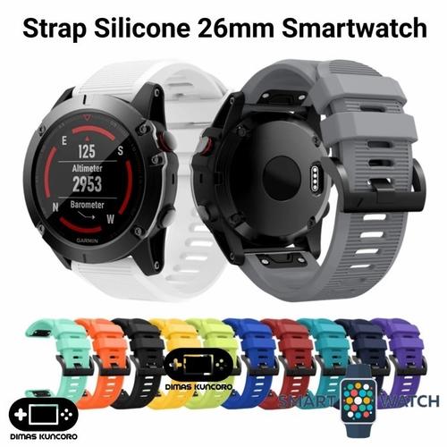 Jual Strap Silicone 26mm Garmin Instinct 2X Solar Tactical Quick Fit ...