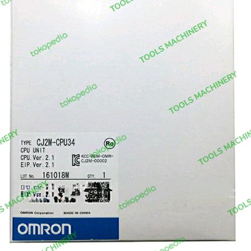 Jual OMRON PLC. CJ2M-CPU34. ORIGINAL NEW. - Jakarta Utara - TOOLS MACHINERY | Tokopedia
