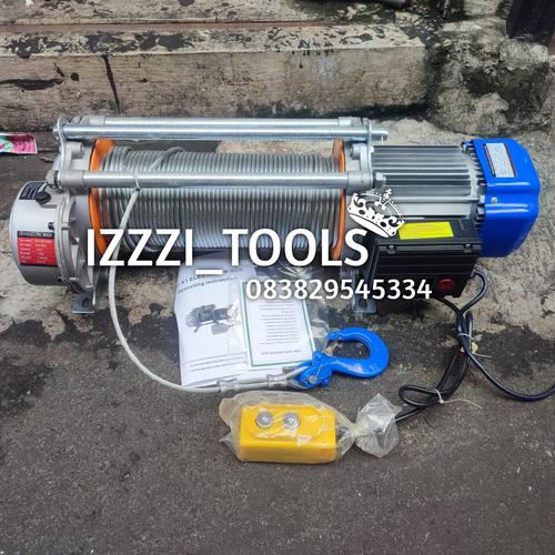 Jual Winch electrik hoist 1500 kg lifting 100 meter katrol listrik Weka ...