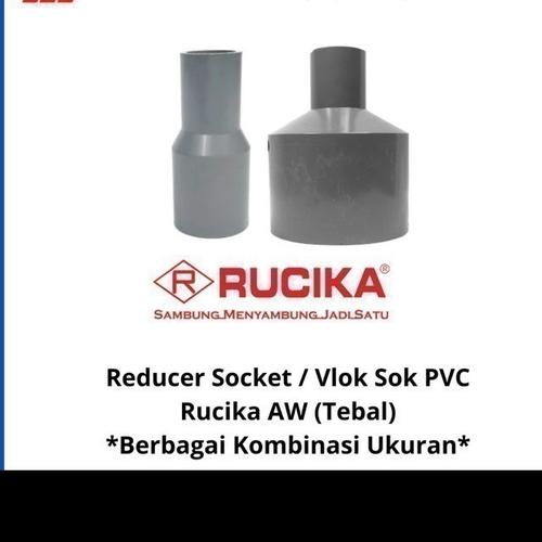Jual Reducer Verlop Increaser Vlok Socket Sok 5" X 3" PVC Rucika AW ...