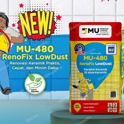 Jual Mortar Utama MU 480 Perekat Keramik diatas keramik RenoFix MU480 ...