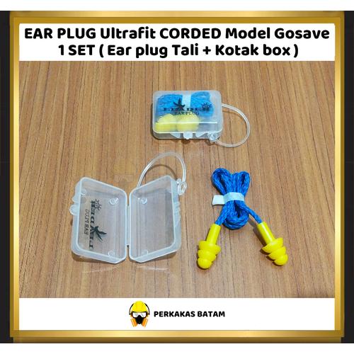 Jual EAR PLUG Ultrafit Earplug Pelindung Telinga Penutup Gosave CORDED ...