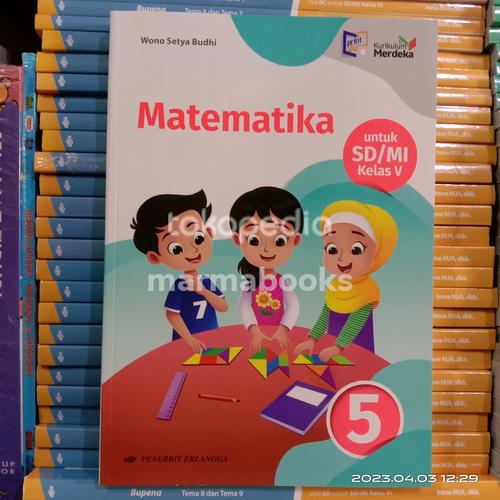 Jual Buku Matematika Kelas 5 SD Kurikulum Merdeka Erlangga - Jakarta Pusat - marmabooks | Tokopedia
