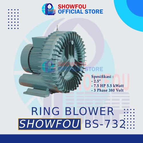Jual SHOWFOU RING BLOWER BS-732 7.5 HP 3 Phase 5.5 kWatt - Jakarta ...
