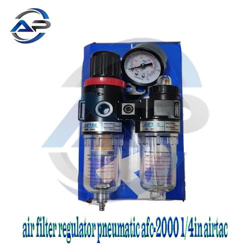 Jual air filter regulator pneumatic afc-2000 1/4in airtac - Jakarta ...