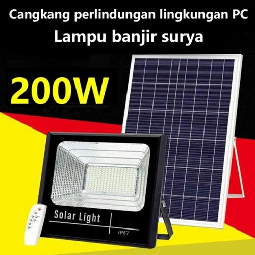 Jual Lampu Sorot Led 200Wat Lampu Led Tenaga Matahari / Lampu Panel Surya - Jakarta Utara ...