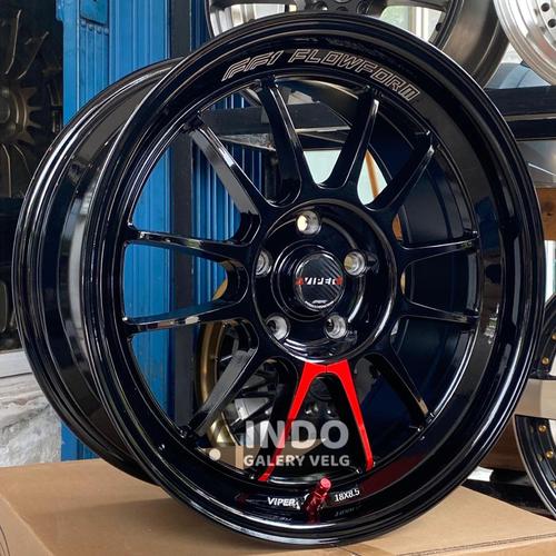 Jual velg mobil r18. FF1 Viper RS utk Civic turbo, CRV, HRV, Camry, Alphard - Hyper Black ...