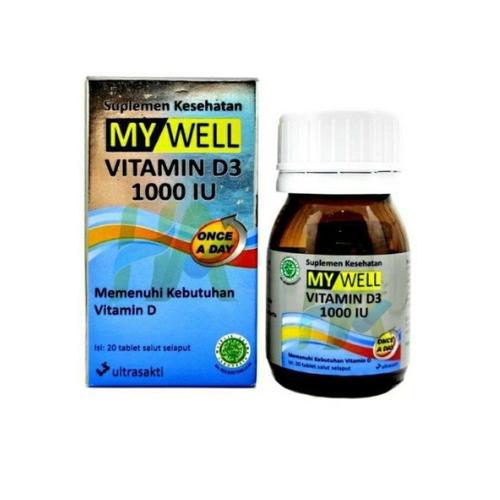Jual My Well Vit D3 1000 IU 20'S (BTL) - Kota Tangerang Selatan ...