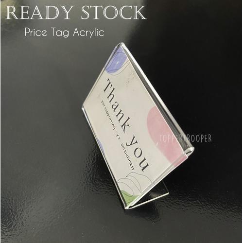 Jual Price Tag Akrilik Rak Stand Display | Akrilik Label Harga ...