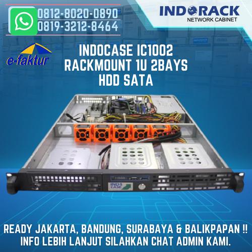 Jual RACKMOUNT CASE 1U 2 BAY HDD SATA CASING SERVER - IC1002 - Kota ...