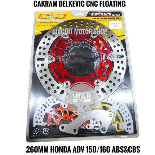 Jual CAKRAM PIRINGAN DISC DEPAN DELKEVIC 260MM ADV 150/ ADV 160 ABS ...