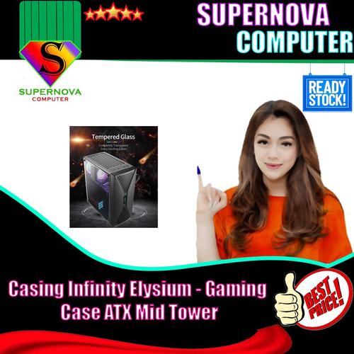 Jual Casing Infinity Elysium - Gaming Case ATX Mid Tower - Jakarta ...