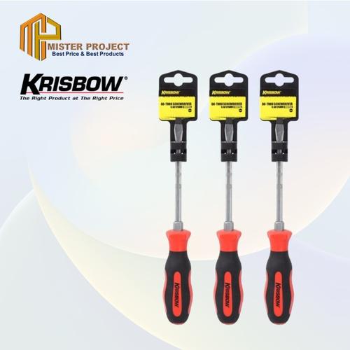 Jual OBENG - KRISBOW GO-THRU SCREWDRIVER (-) OBENG MIN KRISBOW - 5X75MM ...