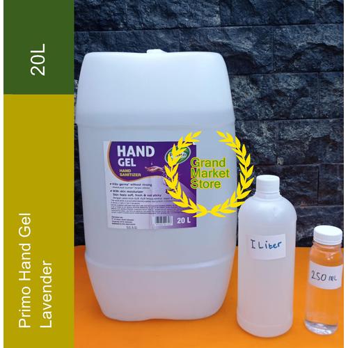 Jual Primo Hand Gel Sanitizer Lavender 20L Primo Hand Gel 20 L Lavender ...