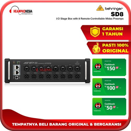 Jual Behringer SD8 8-channel Stage Box Midas Preamps - Jakarta Barat ...