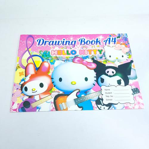 Jual Buku Gambar / Drawing Book A4 Karakter Hello Kitty - Kota Bandung ...