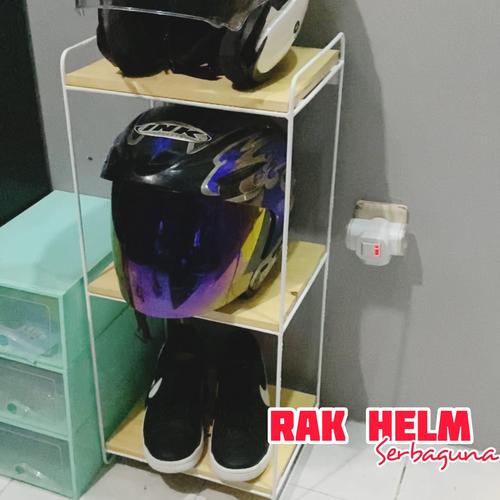 Jual rak helm | rak susun serbaguna - Hitam, susun 2 - Kab. Klaten - KD ...