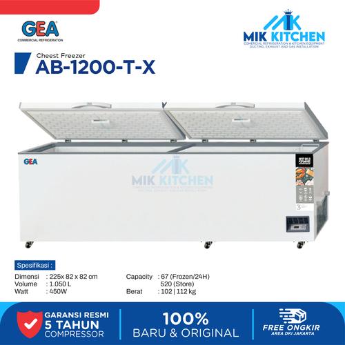 Jual GEA Chest Freezer AB-1200-T-X / AB 1200 T X / AB1200TX - Jakarta ...