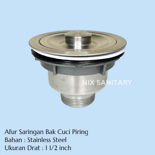 Jual Afur Sink Saringan Bak Cuci Piring Stainless Steel - Jakarta Barat ...