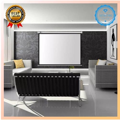 Jual Layar proyektor motorized 120" ratio 16:9 - Layar otomatis pake ...