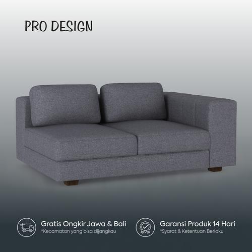 Promo Pro Design Mal Sofa Modular - Corner Grey Cicil 0% 3x - Kota ...